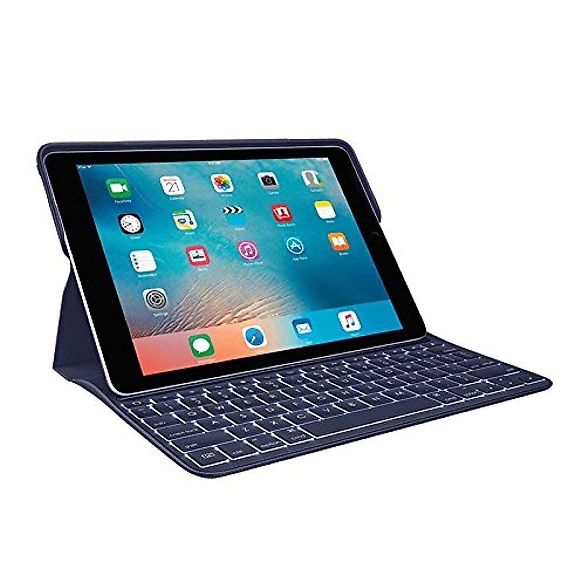 Logitech Create: Backlit Wireless Keyboard with Smart Connector For iPad Pro 9.7 Inch (Blue) - Will NOT fit Other Models or Other Sizes! ONLY fits iPad Pro 9.7 Inch