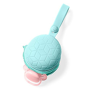 Skip Hop Silicone Pacifier Holder, Grab & Go, Light Teal