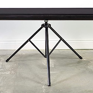 VIVO 100 inch Portable Indoor Outdoor Projector Screen, 100 Inch Diagonal Projection HD 4:3 Projection Pull Up Foldable Stand Tripod with Carrying Bag, Bundle