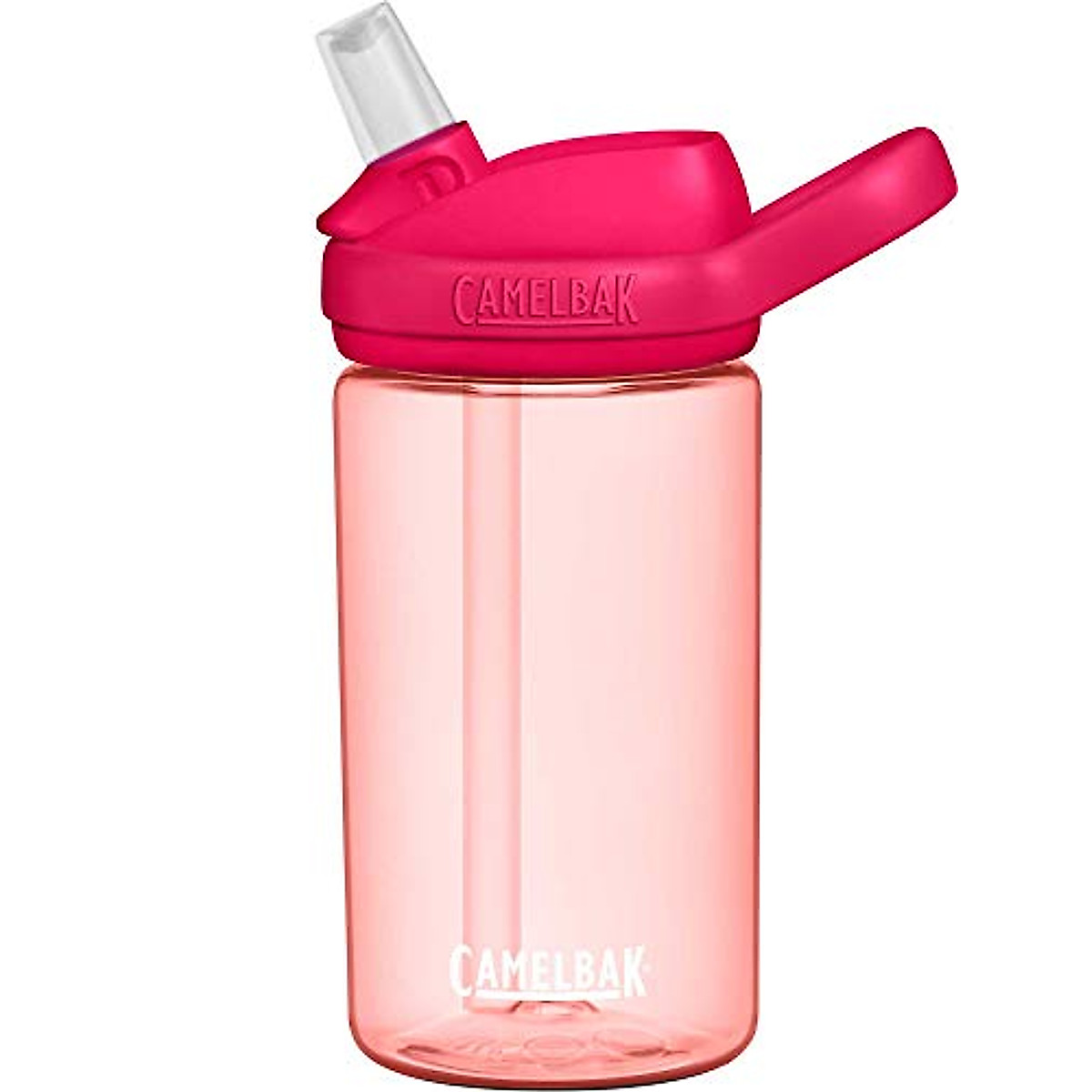 CamelBak Eddy+ Kids BPA-Free Water Bottle with Straw, 14oz, Grapefruit (2282601040)