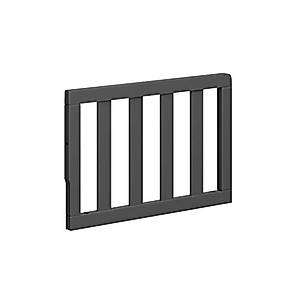 Graco Toddler Safety Guardrail with Slats (Gray) for Storkcraft Crib Conversion – GREENGUARD Gold Certified