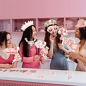 Bridal Shower Photo Booth Props, Shiny Bachelorette Party Decorations Giant Bride to Be Selfie Frame, Wedding Photo Booth Props, Rose Gold Bachelorette Party Supplies