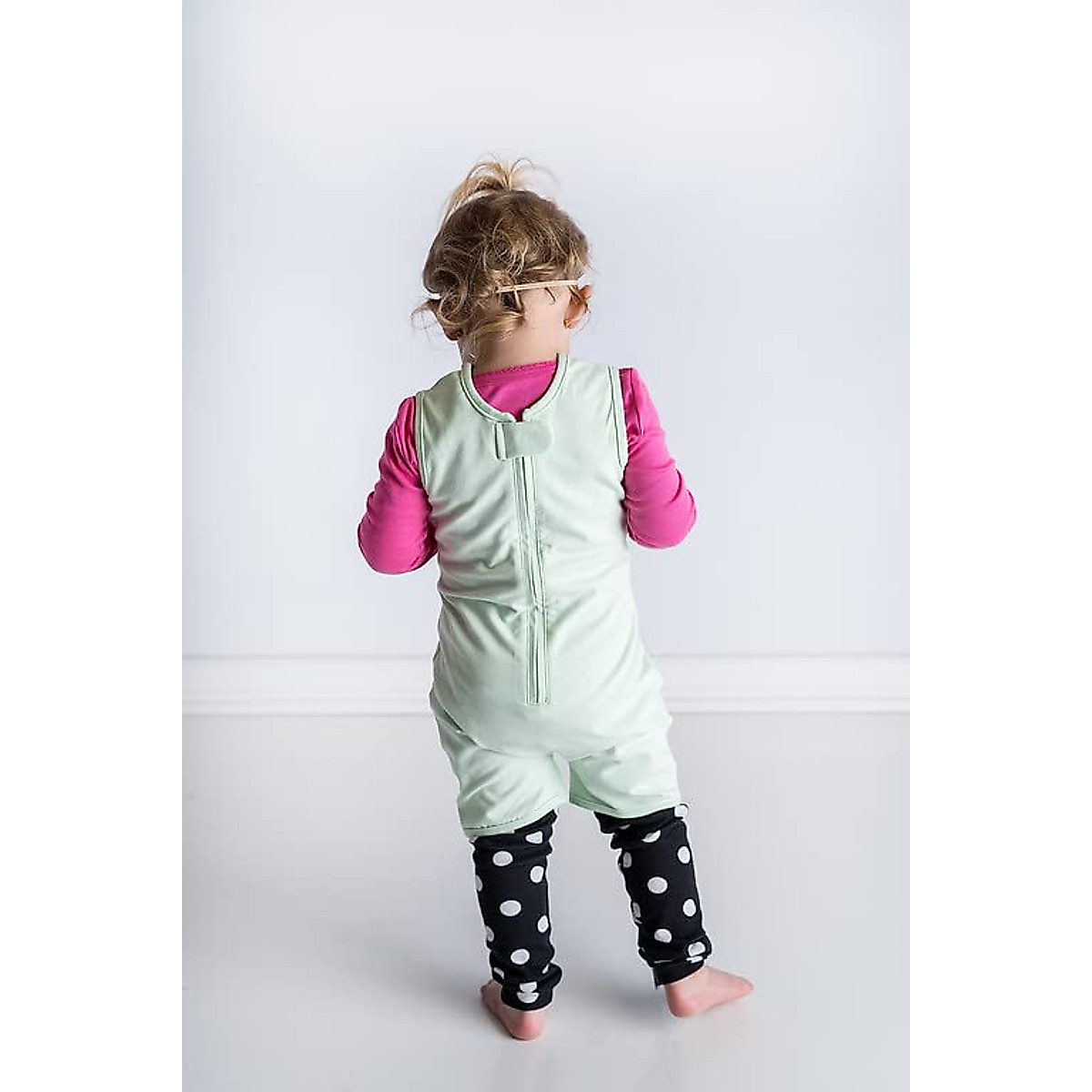 Naked No More®One Piece Romper Back Zipper Bodysuit Pajamas Escape Proof Adaptive Clothing (4T) (Mom's Choice Award Winner)