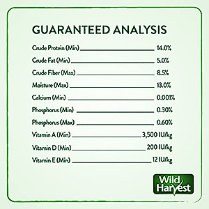 Wild Harvest Healthy Benefits Molting Supplement, 7.5 Oz, for All Birds