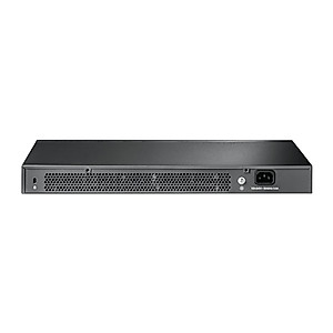 TP-Link 24 Port Gigabit Switch | Smart Managed Switch w/ 4 SFP Slots | Rackmount | Limited Lifetime Protection | Support L2/L3/L4 QoS, IGMP and Link Aggregation | IPv6 and Static Routing (T1600G-28TS)