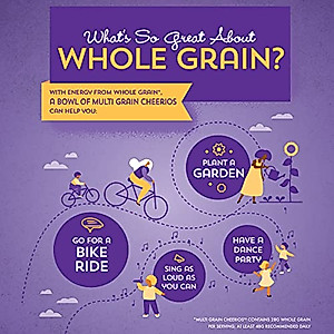 Multi Grain Cheerios Heart Healthy Cereal, 18 OZ Family Size Cereal Box