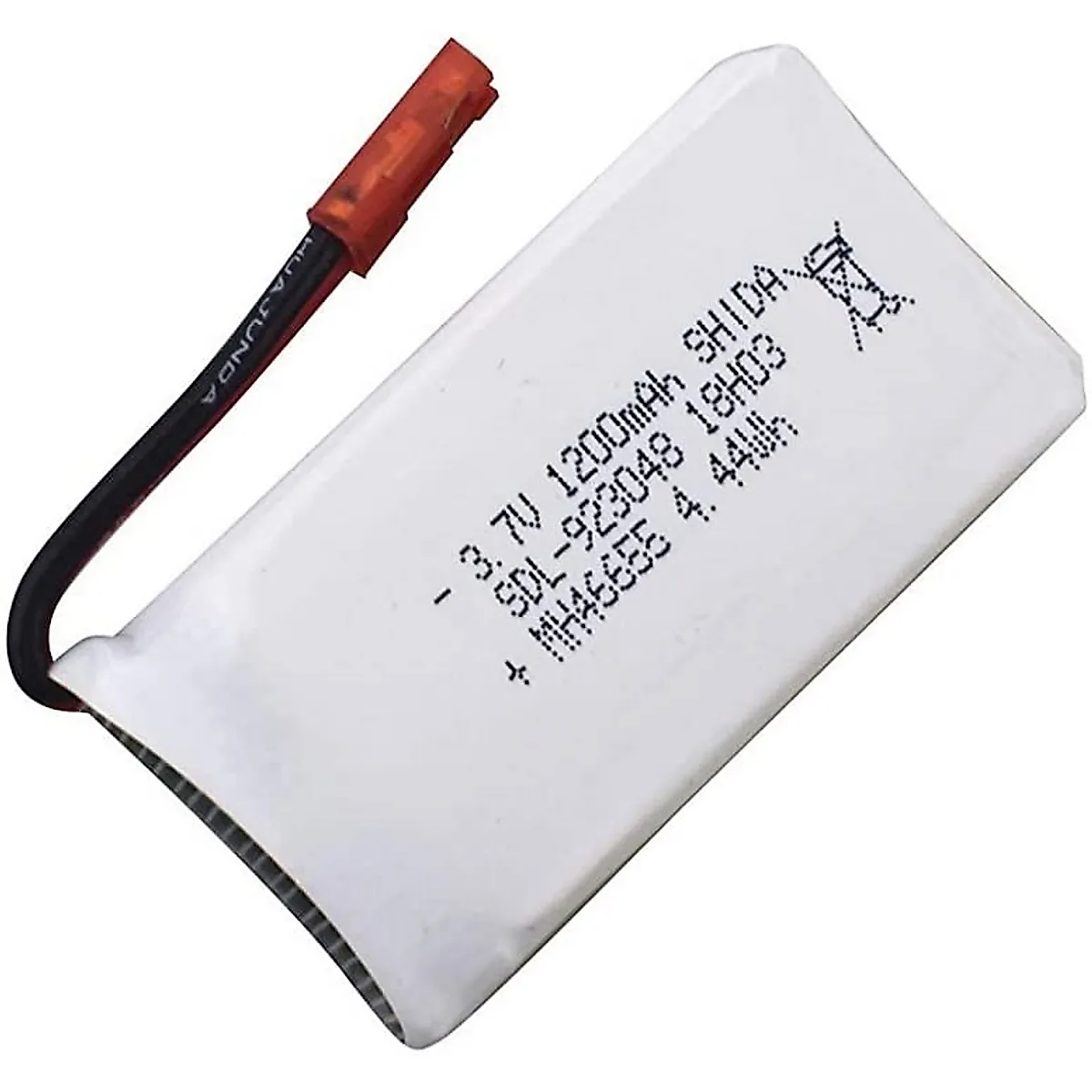4PCS 3.7V 1200mAh Lithium Battery with 4 in 1 Charger for X900 X9TW Folding Quadcopter