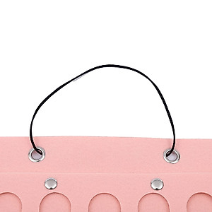 TFCFL Hair Bows Holder for Girls, Hair Clips Storage Hanger with 16 Ribbons Hair Bow Organizer Hair Accessories Wall Hanging for Girl Room, Baby Nursery Decors