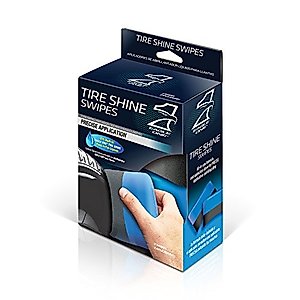Eagle One All-in-One Tire Shine Foaming Sponge Single-Use Swipes, 2-pack