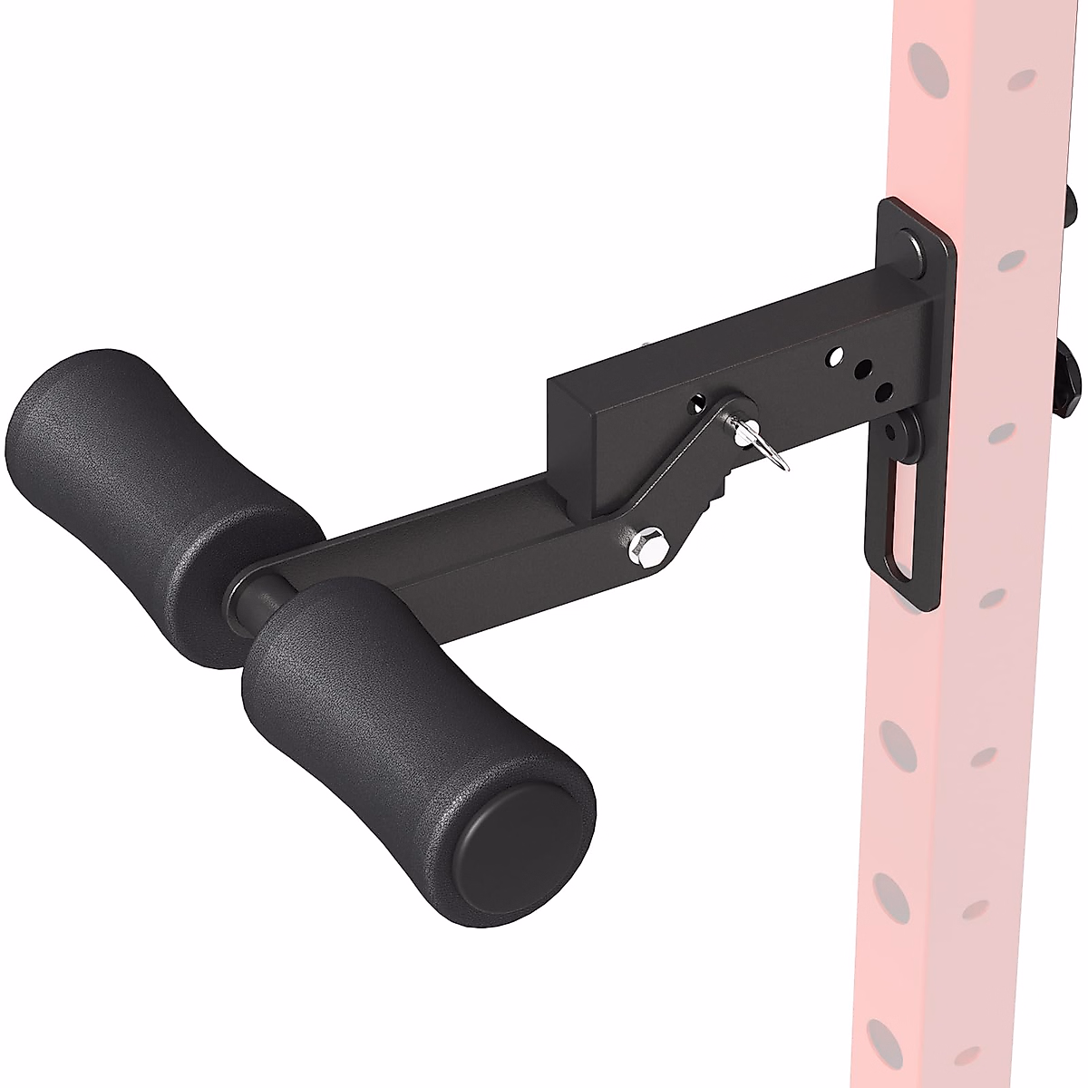 Mikolo Leg Hold Down Attachment for 2'' x2'',2''x 2.75'', 3'' x 3'' Power Cage and Smith Machine, Leg Extension Attachment