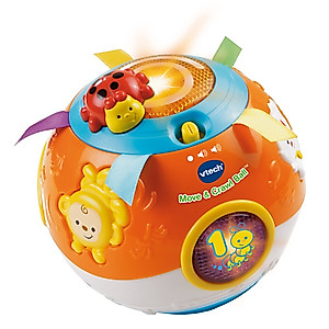VTech Move and Crawl Ball, Orange
