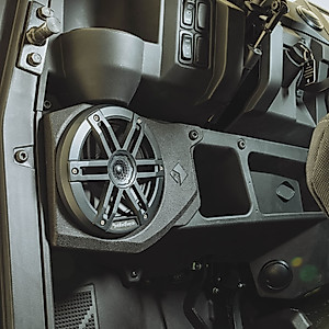 Rockford Fosgate RNGR18-STG2 Audio Kit: PMX-1 Receiver, M0 Series Front & Rear Speakers for Select Polaris Ranger Models (2018-2022)