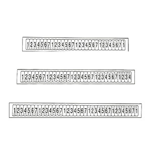 Healifty 1 Pcs Piano Stickers for Keys Piano Keyboard Stickers for 61 54 49 Keys Color Black Transparent Piano Numbered Musical Notation Stickers