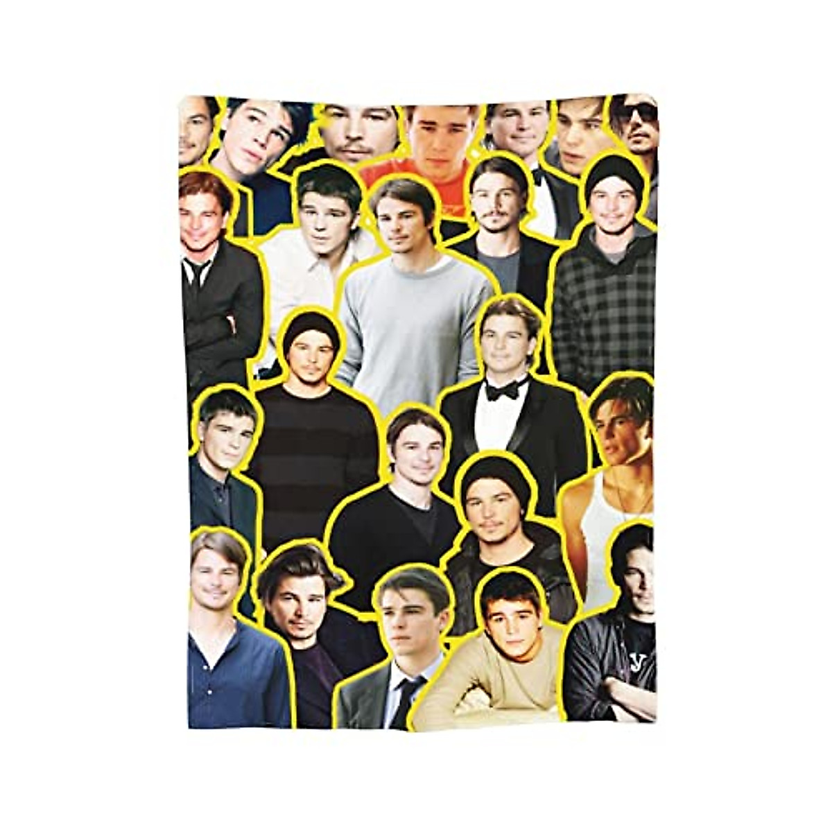 Blanket Josh Hartnett Soft and Comfortable Warm Fleece Blanket for Sofa, Office Bed car Camp Couch Cozy Plush Throw Blankets Beach Blankets