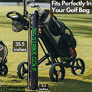Big Strike Golf - Beer Sleeve for Golf Bag, Fully Insulated Beer Sleeve Cooler. Fits 7 Cans Discreetly in Your Golf Bag. Keeps Beverages Ice Cold While Playing Golf. Great Gift.