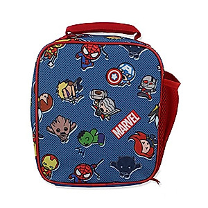 Marvel Kawaii Boys Girls Soft Insulated School Lunch Box (One Size, Multi)