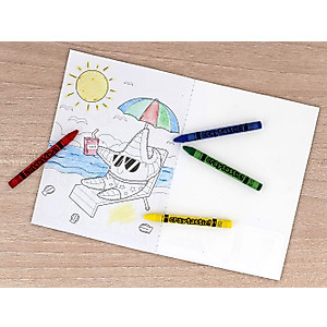 Craytastic 75 Sets of 4-Packs in Cello (300 Total Premium Bulk Crayons in Individual Packs) - Safety Tested & Non-Toxic - Restaurants, Birthday Party Favors, Schools, Crafts