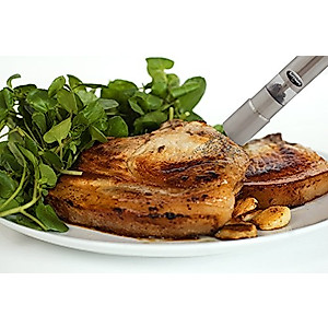 Avryware Stainless Steel Refillable Spice Grinder Mill For Salt, Pepper, and Seasoning - Thumb Operated Push Button For One Hand Grinding