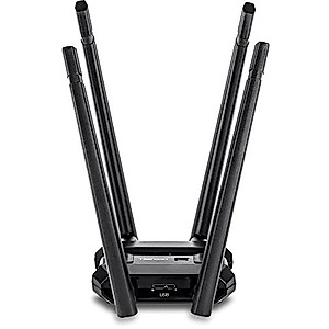TRENDnet AC1900 High Power Dual Band Wireless USB Adapter, TEW-809UB (Renewed)