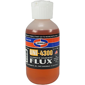 Uniweld P4KD9S Aluminum Soft Solder Kit with Metal Tip Flux Applicator 2 x 3.25 x 1 inches