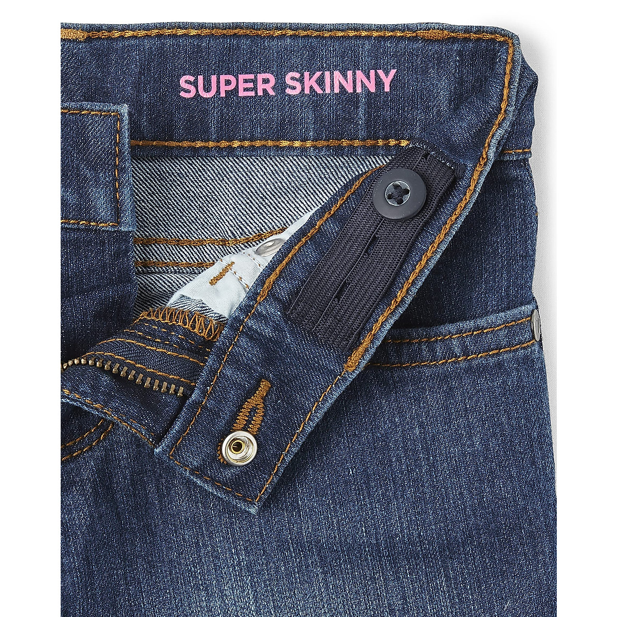 The Children's Place Girls Super Skinny Jeans,Victory Blue Wash Single,8S