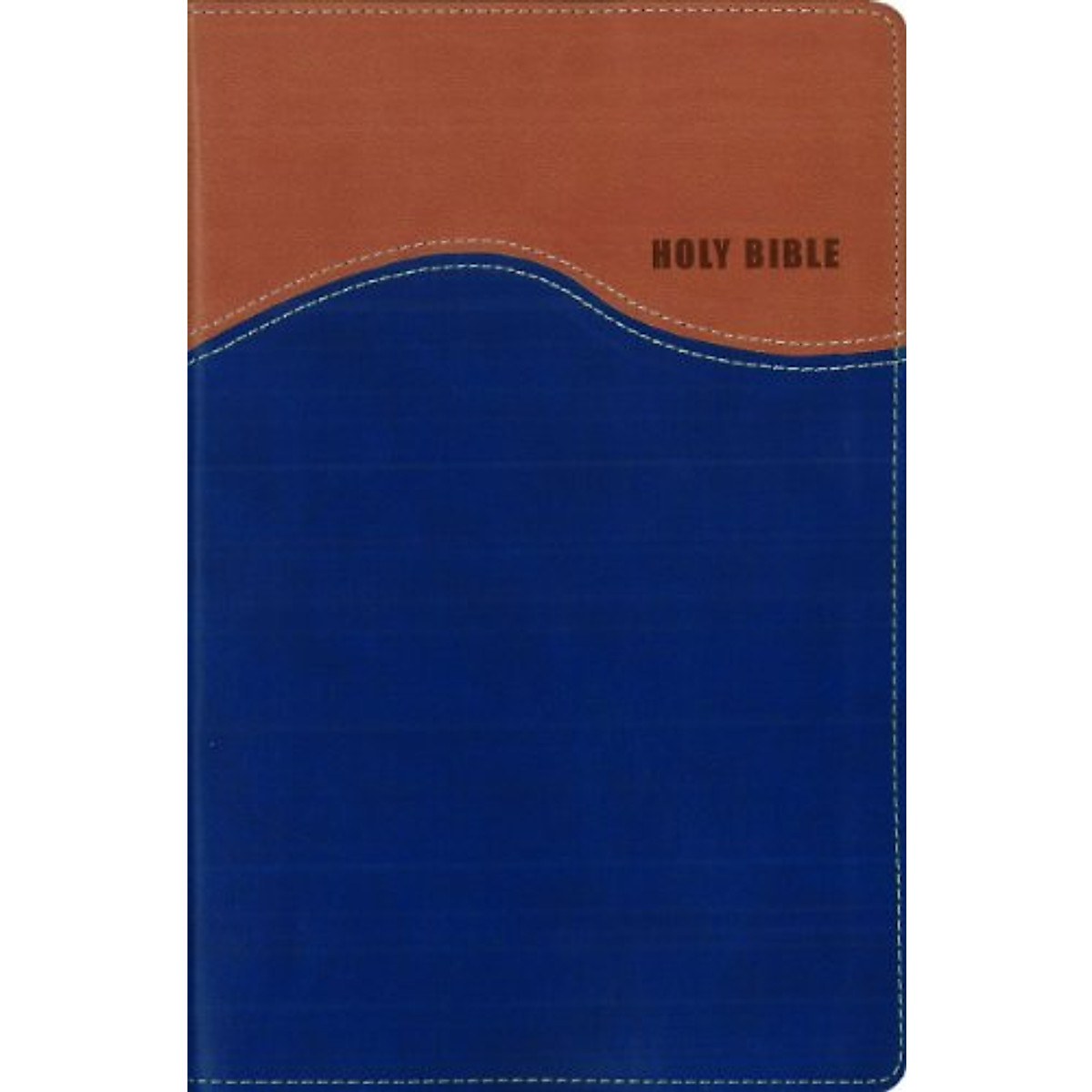 NIV, Gift Bible, Leathersoft, Tan/Blue, Red Letter Edition