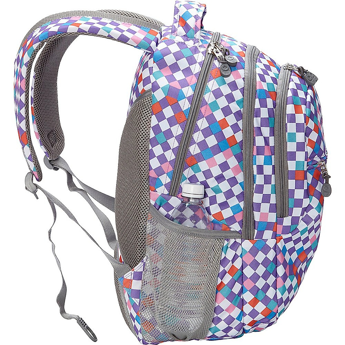 J World New York Cornelia School Backpack for Kids. Cute Womens Laptop Bookbag, Dandelion, 18 X 12.5 X 8 (H X W X D)