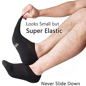 +MD Ultra Soft Athletic Running Socks for Women and Men, Cushioned Moisture Wicking No Show Short Casual Sports Socks-6 Pairs, 2Black/2White/2Grey9-11