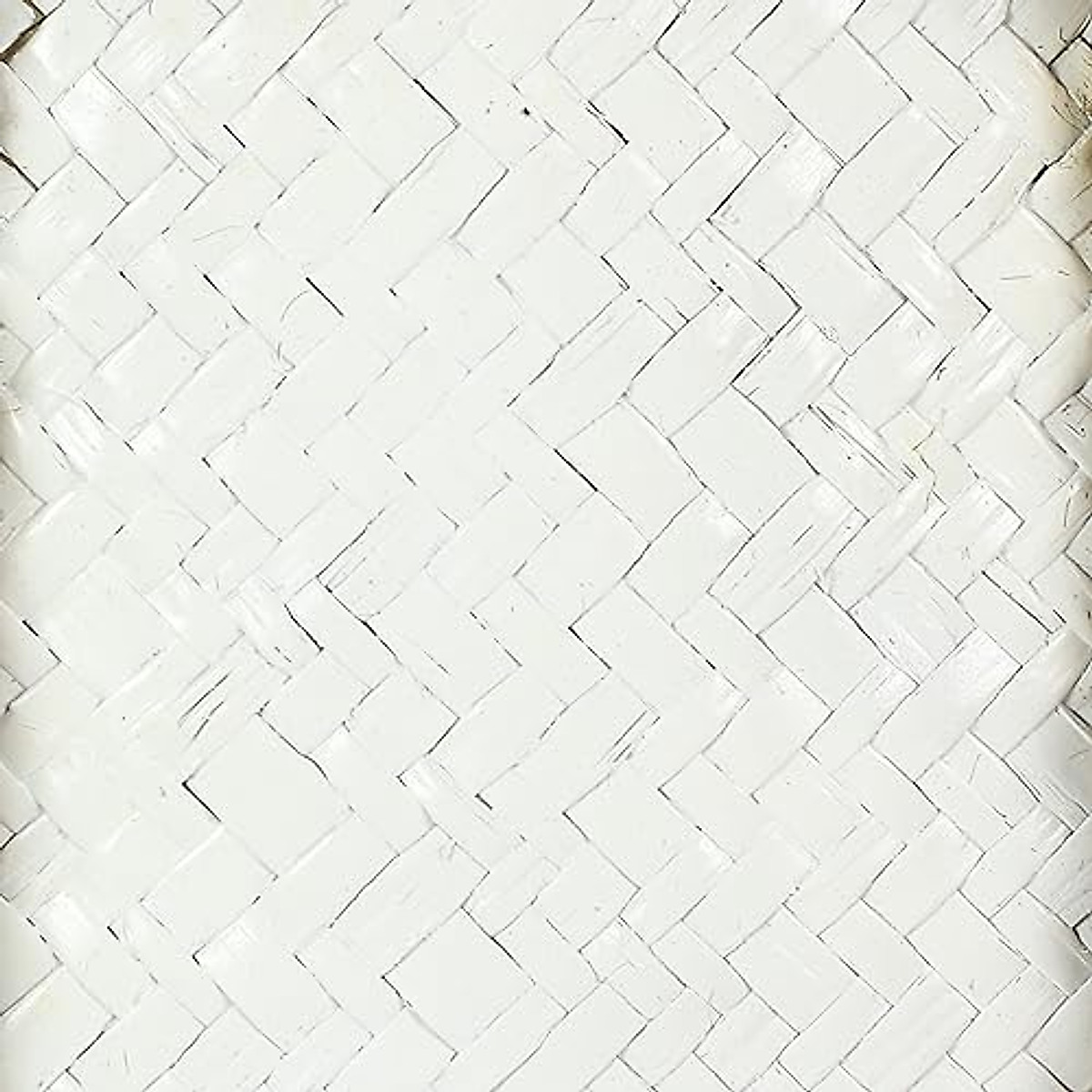 Deco 79 Seagrass Round Storage Basket with Handles, Set of 3 17", 15", 13"W, White