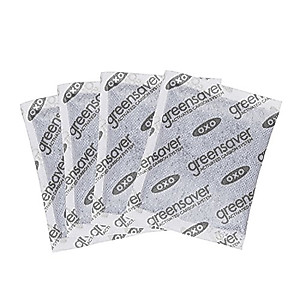OXO Good Grips GreenSaver Produce Keeper - Large & Good Grips GreenSaver Carbon Filter Refills 4 Pack