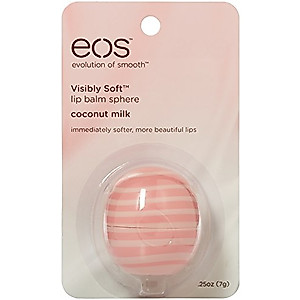 EOS Super Soft Shea Lip Balm, Coconut Milk 0.25 oz (Pack of 2)