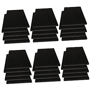 NOLITOY 30 Pcs Ring Organizer for Jewelry Ring Tray Inserts Jewelry Sponge Insert Pads Kitchen Sink Sponge Holder Traveling Jewelry Case Jewelry Sponge Insert Holder Ring Bracket Mosaic