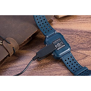 TUCANA Charge Cable Compatible for Garmin Approach S20/G10 Forerunner 235/35/64/230/630/645/645 Music/735XT/Vivomove HR/Lily, Replacement USB Charger Adapter, Charging Clip Sync Data Cable (1 pcs)