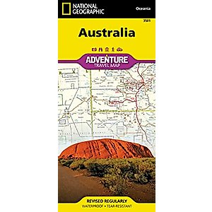 Australia Map (National Geographic Adventure Map, 3501)