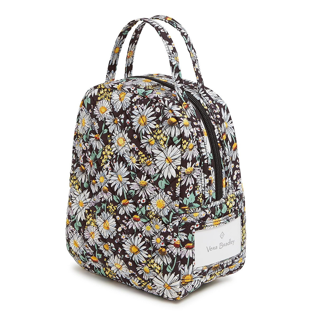 Vera Bradley Iconic Lunch Bunch, Signature Cotton, Daisies White