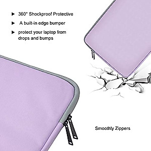 15.6 16 inch Laptop Sleeve Case Computer Bag for HP Spectre x360 16, Dell Inspiron 16, ASUS VivoBook Pro 16X, ThinkPad T16, Lenovo Yoga 7i 16, LG Gram 16, 15.6" Gaming Laptop Computer Bag(Purple)