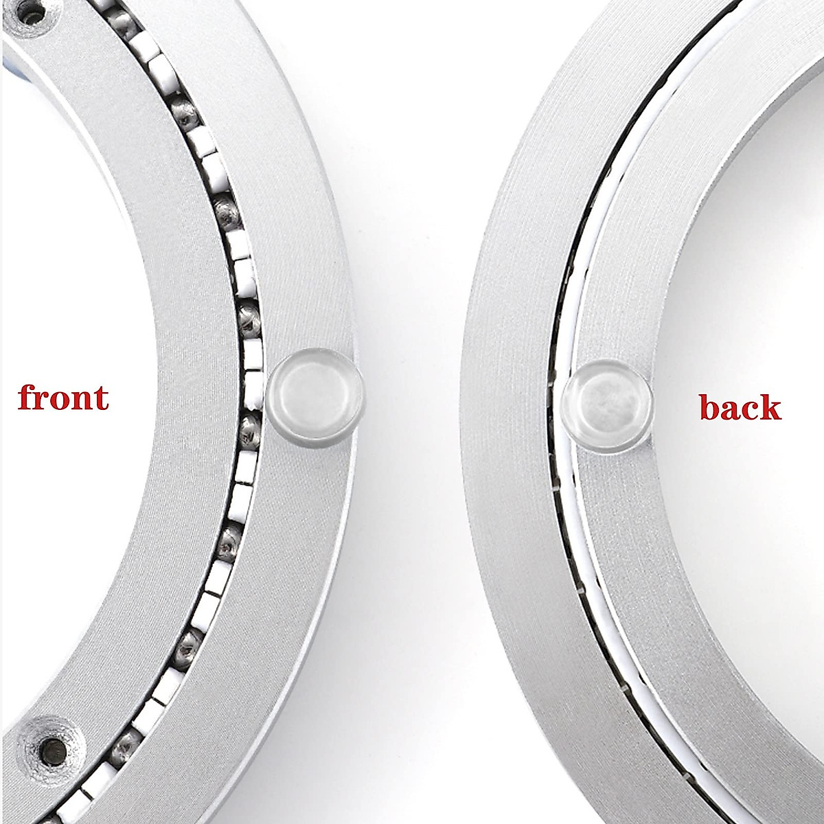 Swivel Turntable, Aluminium Alloy Turntable Bearing, Lazy Susan Heavy Duty Rotating Bearing Turntable Round Dining Table Smooth Swivel Plate Dining Table, Ball Bearing Aluminium Alloy Swivel Turntable