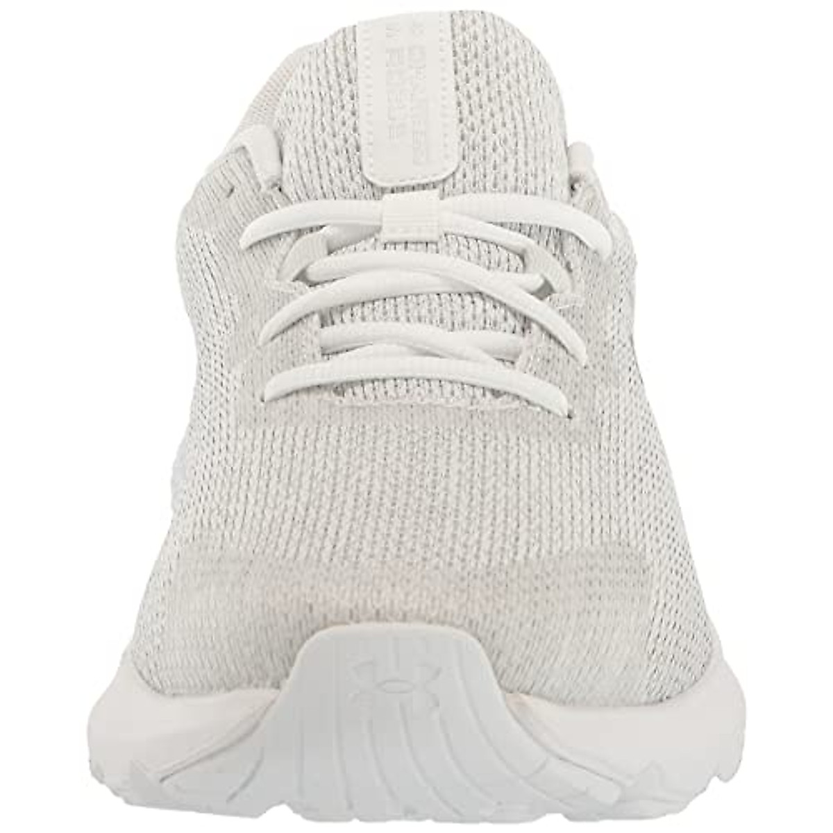 Under Armour Women's Charged Rogue 3 Knit, (102) White/Gray Mist/Iridescent, 8.5, US