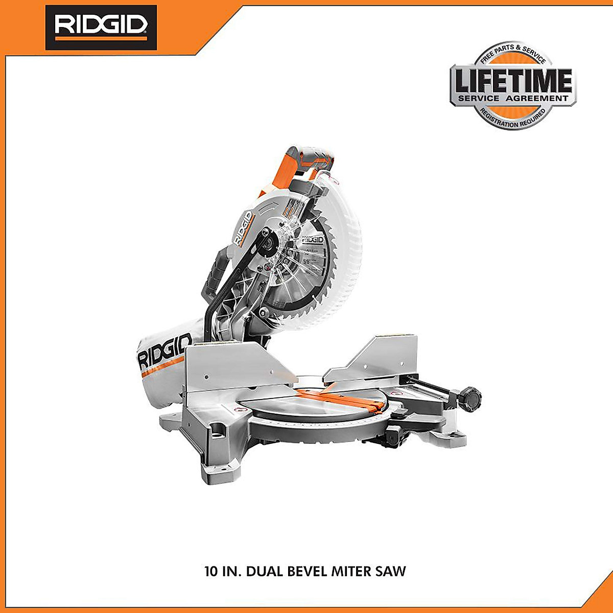 15 Amp 10 in. Dual Miter Saw with LED Cut Line Indicator