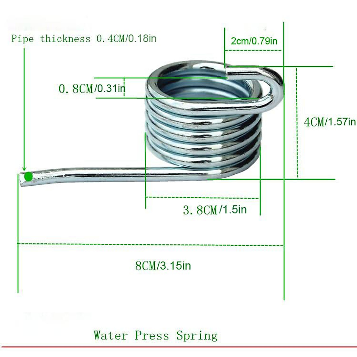 NentMent 2 Pack Water Press Spring Replacement for Commercial Mop Bucket Side-Press Wringer Torsion Springs for Combo on Wheels Heavy Duty Business Floor Cleaning Mopping Buckets Accessories