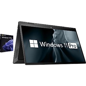 HP 15.6" Touchscreen 20GB RAM 1TB SSD Envy x360 Laptop, Windows 11 Pro, 2-in-1, Backlit Keyboard, AMD Ryzen 5 5625U 6-Core Processor, FHD 1920x1080 Display, Amazon Alexa Compatible, HDMI, USB-C