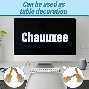 Chauuxee Guitar USB Flash Drive Thumb Drives Pendrive 2Pack Made of Maple and Bamboo for Students Business Gifts (2Pack 64GB)