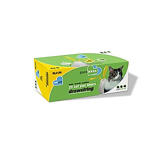 Van Ness Large Drawstring Valu-Pak Cat Pan Liners, 20 Count