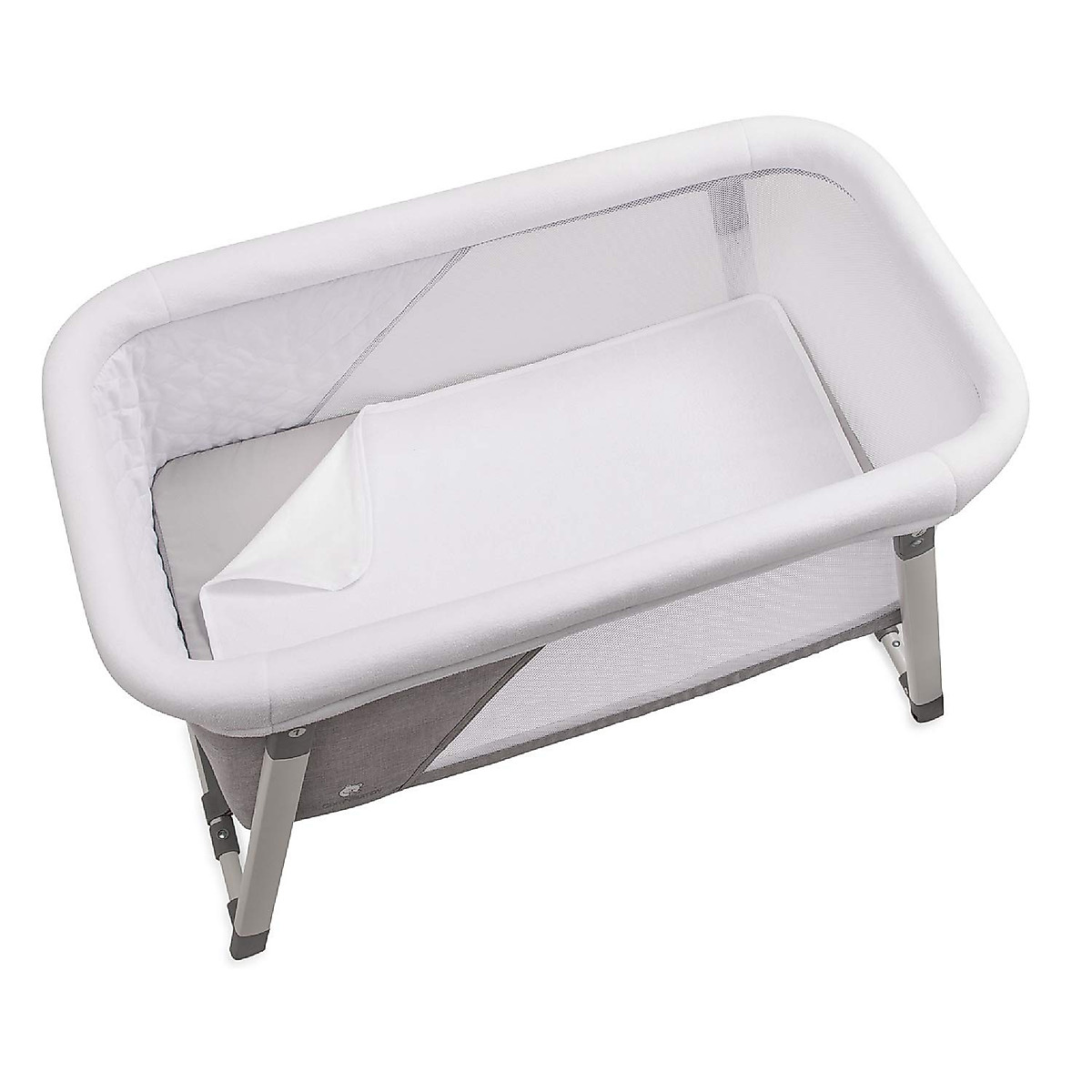 ComfyBumpy Travel Bassinet for Baby - Rocking & Sturdy Cradle - Includes Carry Case, Mosquito Net, Mattress, Sheets, Infant Crib, and Urine Pad - Portable Bed Side Sleeper for Newborn Babies