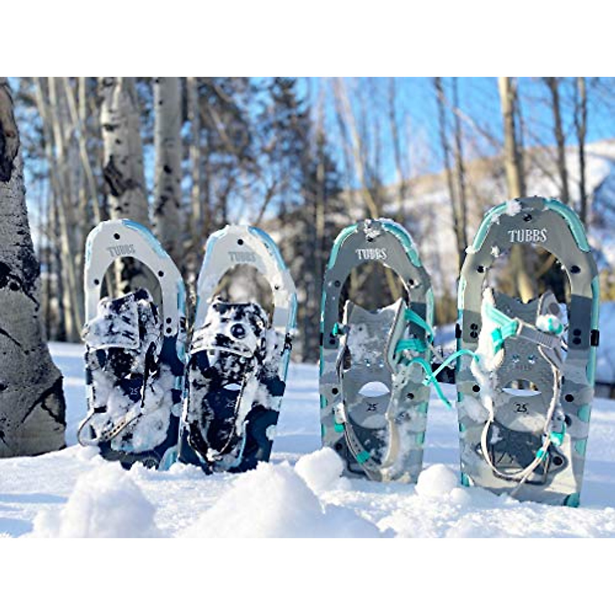 Tubbs Wilderness W Snowshoes, Grey/Mint, 21