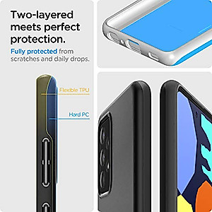 Spigen Thin Fit Designed for Galaxy A52 Case (2021) / Designed for Galaxy A52 5G / Designed for Galaxy A52s 5G Case (2021) - Black