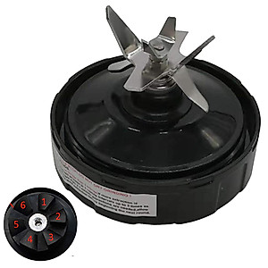 Joystar 6 FINS Gear Extractor Blades Assembly Works with nutri ninja models: Nutri NinjaProBL450-70/BL456-70/BL451-70/BL454-70 Nutri Ninja Auto-iQ BL480-70/BL480D-70/BL481-70/BL482-70/BL490-70