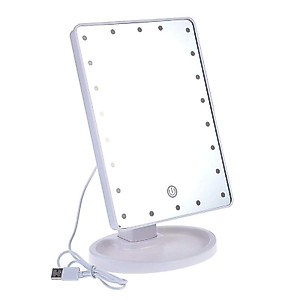 FQYYDD Illuminated Makeup Mirror Led Touchscreen Lighting Makeup Mirrors Are Light-Adjustable