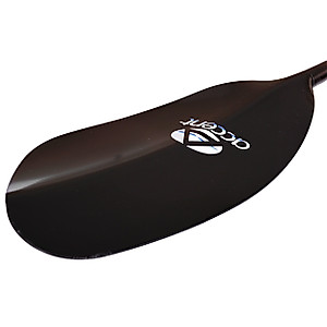 Accent Paddles Air Touring/Recreational Kayak Paddle (2 Piece), Black, 240cm