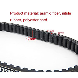 30 Series Go Kart Drive Belt Replaces Manco 5959 / Comet 203589，Torque Converter Belt（Pack of 3）